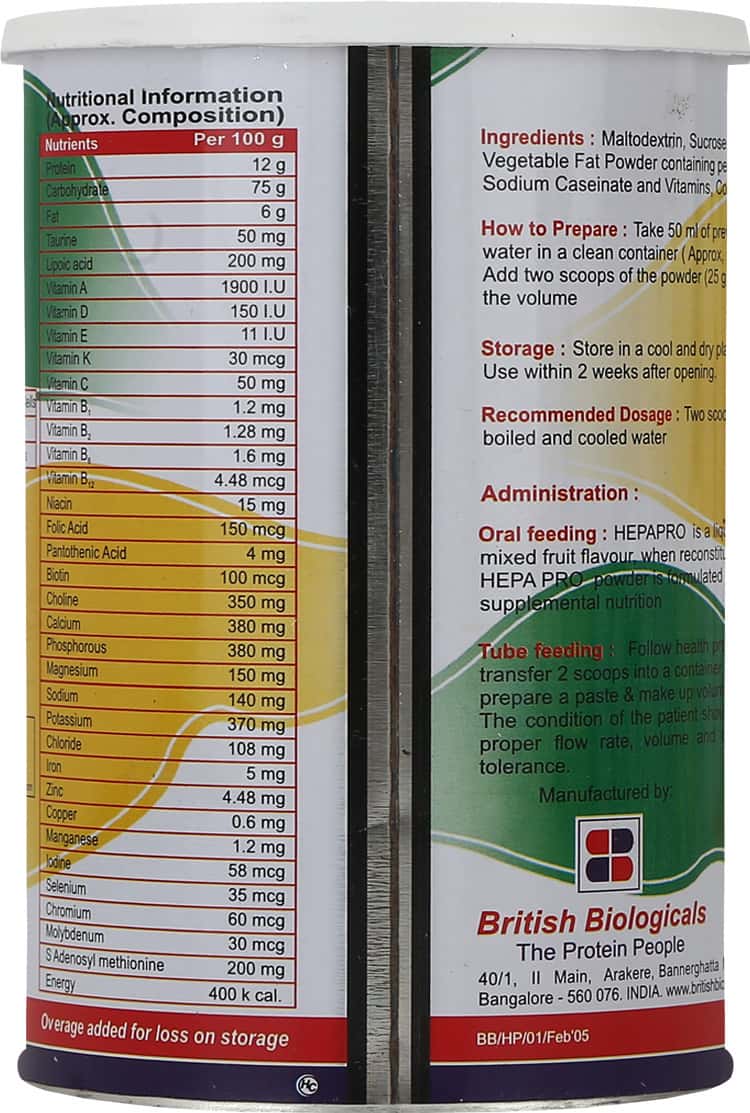 Buy HEPA PRO MIXED FRUIT POWDER 200 GM Online & Get Upto 60% OFF at ...