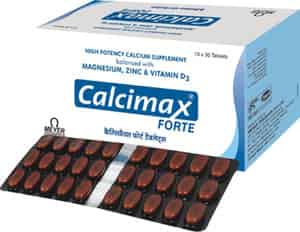 Buy CALCIMAX FORTE PLUS STRIP OF 30 TABLETS Online & Get Upto 60% OFF ...