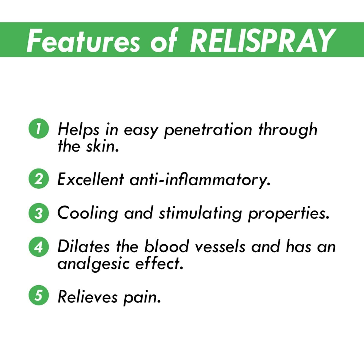 Buy RELISPRAY INSTANT PAIN RELIEF SPRAY 135GRM Online & Get Upto 60% ...