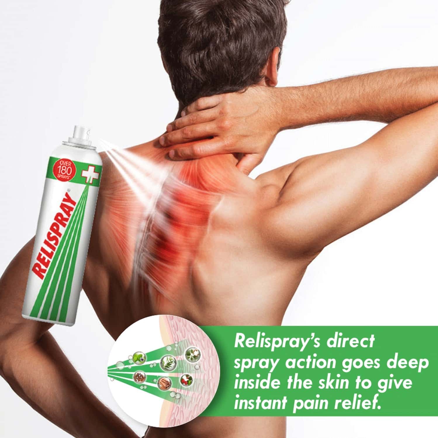 Buy RELISPRAY INSTANT PAIN RELIEF SPRAY 135GRM Online & Get Upto 60% ...