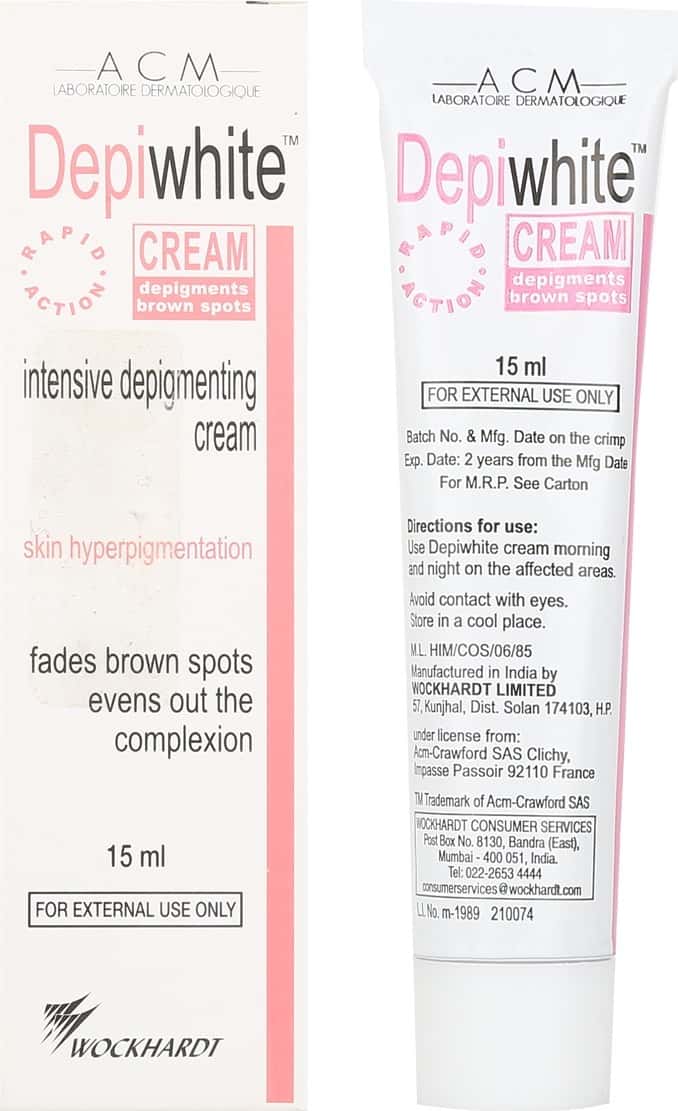 Buy DEPIWHITE CREAM 15ML Online & Get Upto 60% OFF at PharmEasy