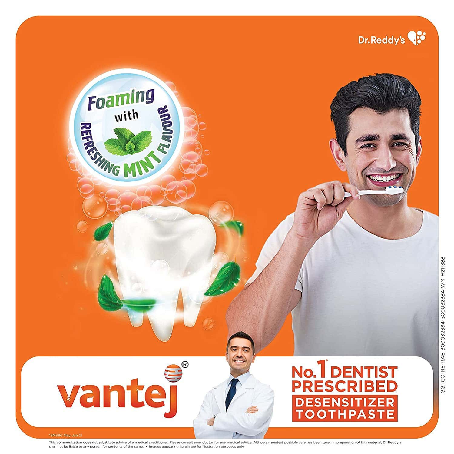 Buy VANTEJ TOOTHPASTE EXTRA FOAMING WITH REFRESHING FLAVOUR - TUBE OF ...