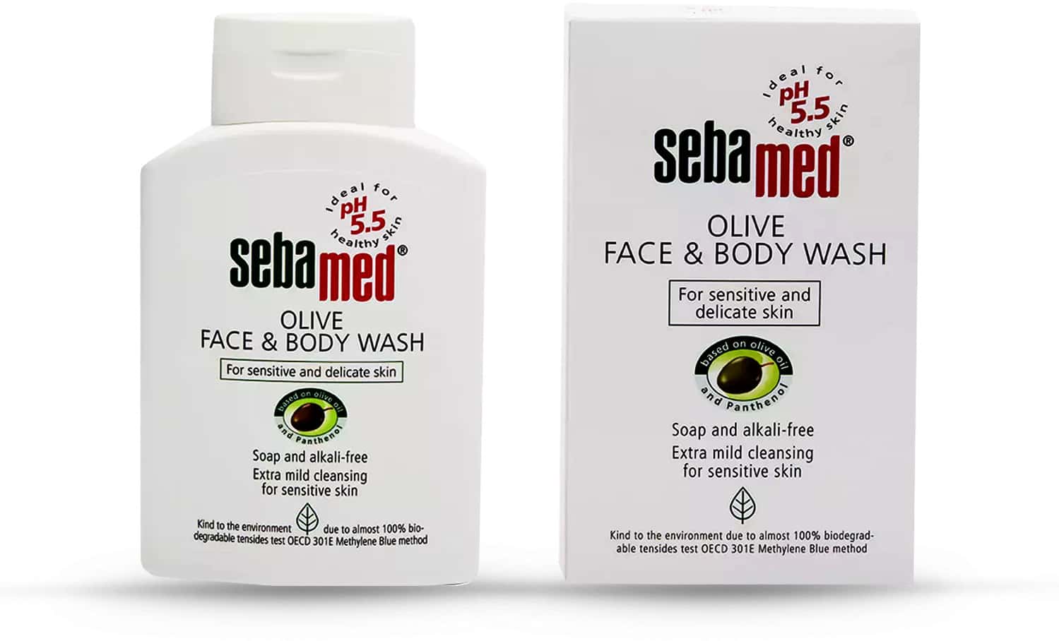 Buy SEBAMED OLIVE FACE & BODY WASH | PH 5.5 | SOAP FREE | FOR SENSITIVE ...