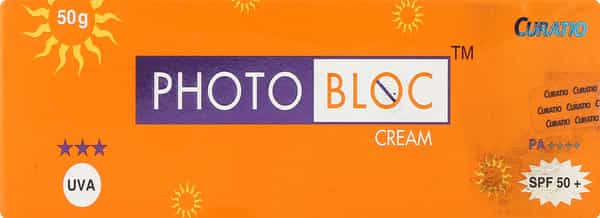 Buy PHOTOBLOC CREAM 50GM Online & Get Upto 60% OFF at PharmEasy