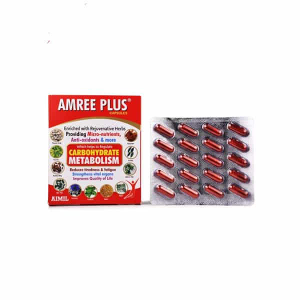 Buy AIMIL AMREE PLUS CAPSULES 20`S Online & Get Upto 60% OFF at PharmEasy
