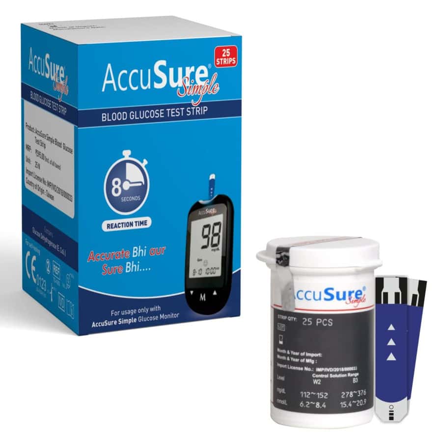 Buy ARKRAY GLUCOCARD 01 MINI / MINI+ 25 GLUCOMETER STRIPS Online & Get ...