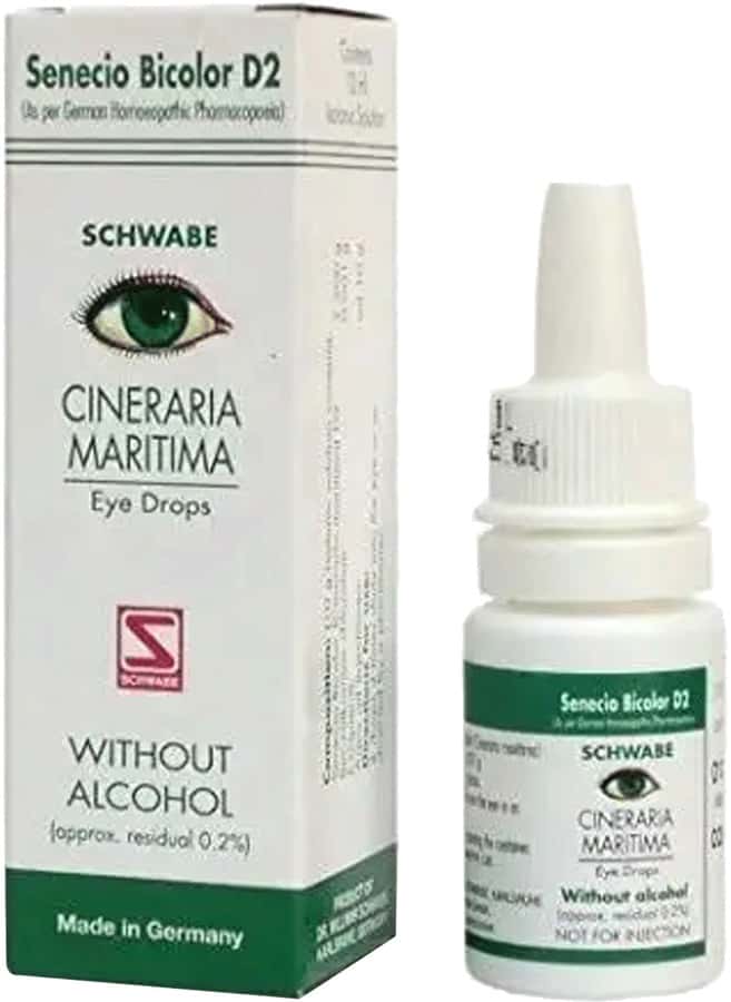 Buy CINERARIA MARITIMA SCHWABE EYE DROPS 10 ML Online & Get Upto 60% ...