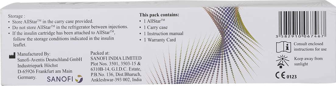 Buy ALLSTAR REUSABLE INSULIN PEN Online & Get Upto 60% OFF at PharmEasy