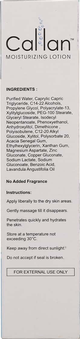 Buy CALLAN MOIST LOTION 100ML Online & Get Upto 60% OFF at PharmEasy