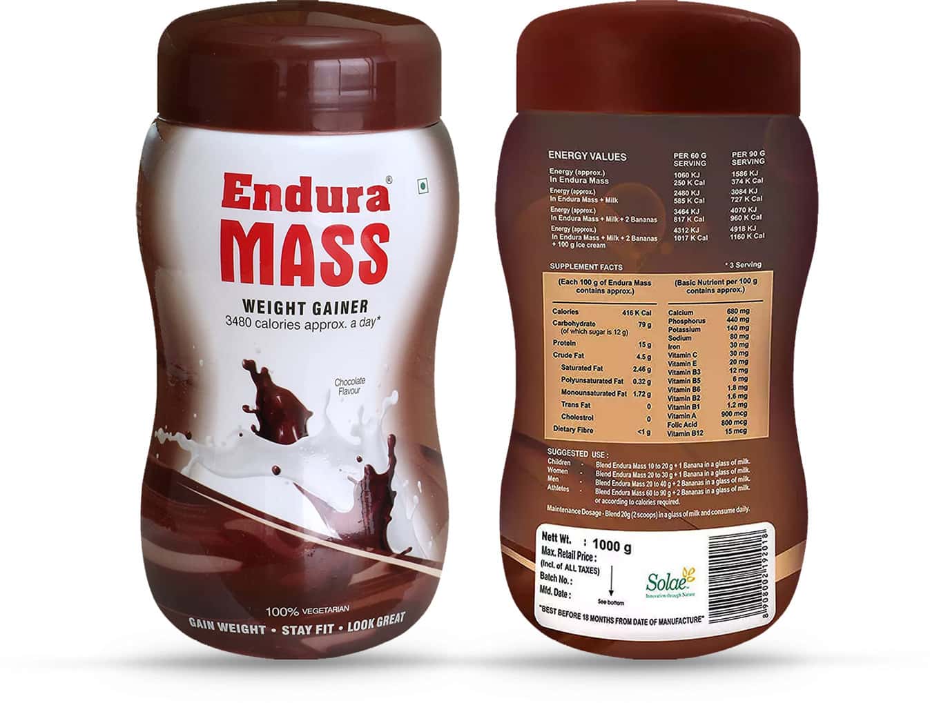 Buy ENDURA MASS CHOCOLATE FLAVOUR - 500G Online & Get Upto 60% OFF at ...