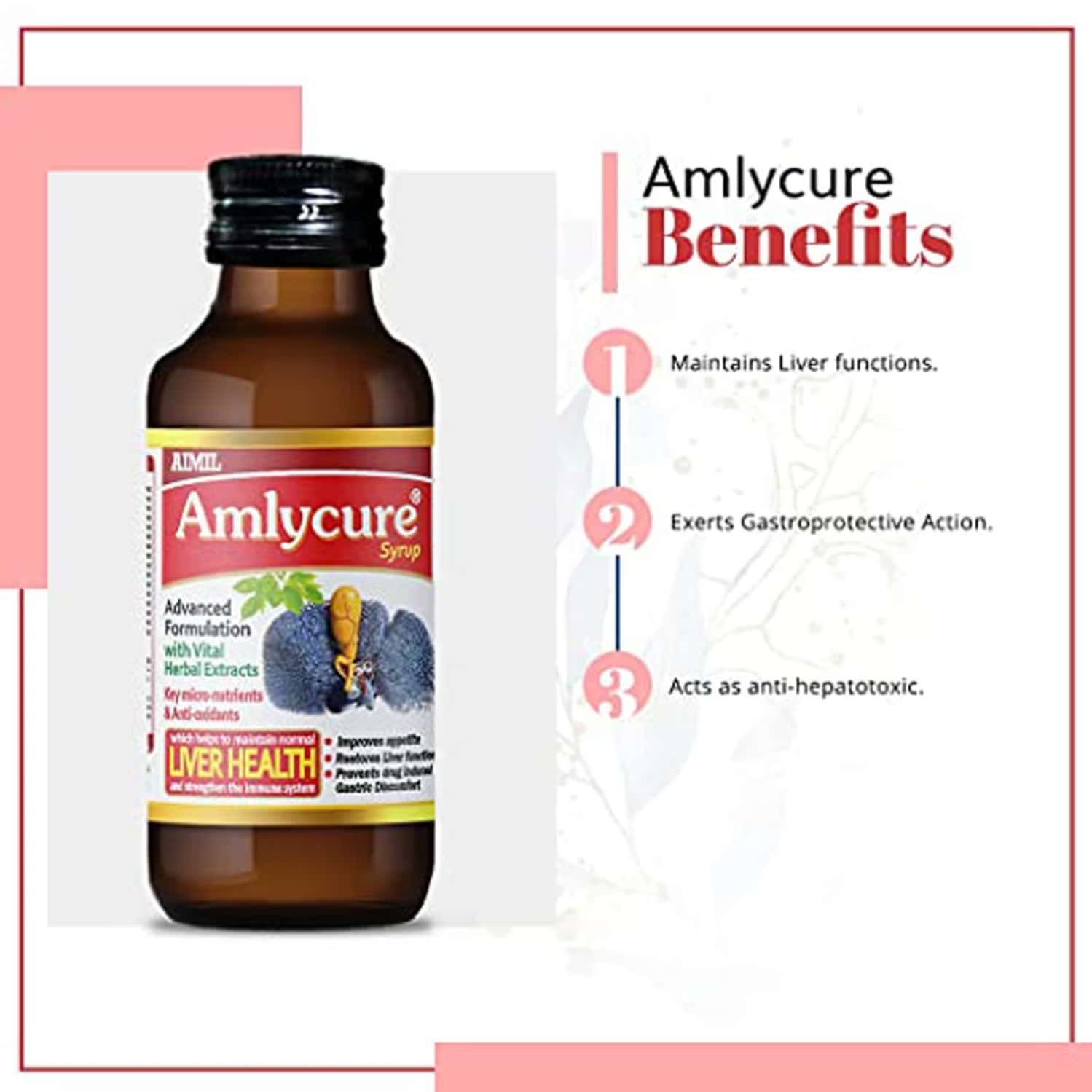 Buy AMLYCURE SYRUP 200ML Online & Get Upto 60% OFF at PharmEasy
