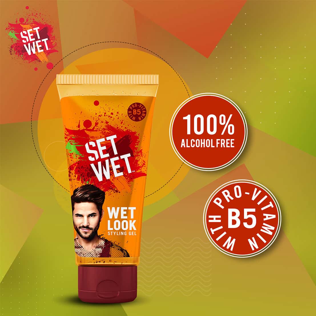 Buy SET WET STYLING HAIR GEL WET LOOK TUBE - 100 ML X 2 Online & Get ...