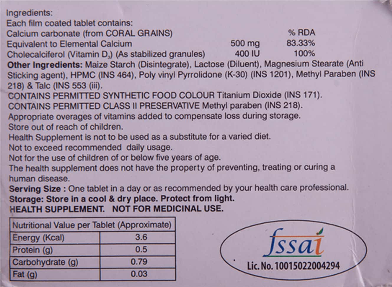 Buy CORCIUM D3 STRIP OF 10 TABLETS Online & Get Upto 60% OFF at PharmEasy