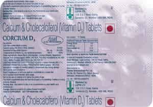 Buy CORCIUM D3 STRIP OF 10 TABLETS Online & Get Upto 60% OFF at PharmEasy