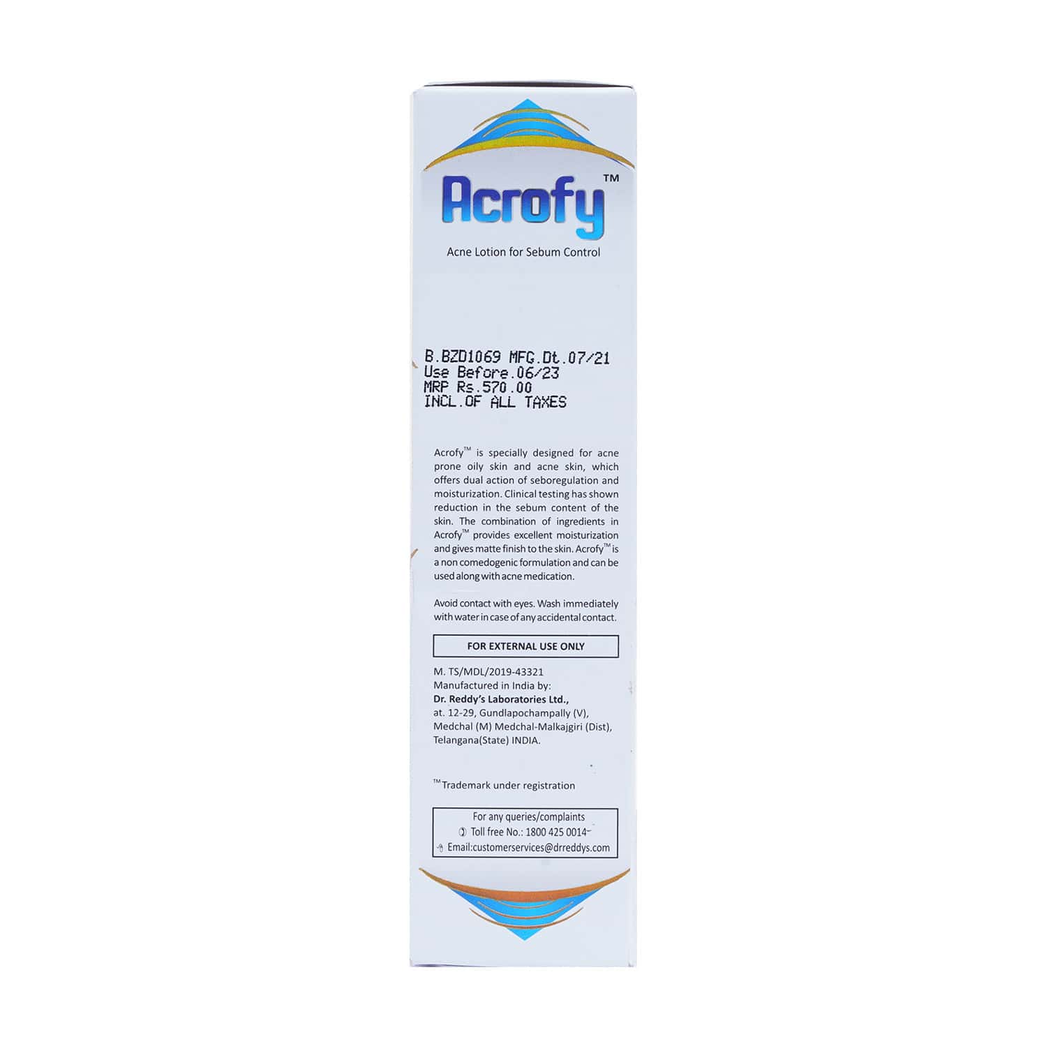 Buy ACROFY ACNE LOTION, BOTTLE OF 50G Online & Get Upto 60% OFF at ...