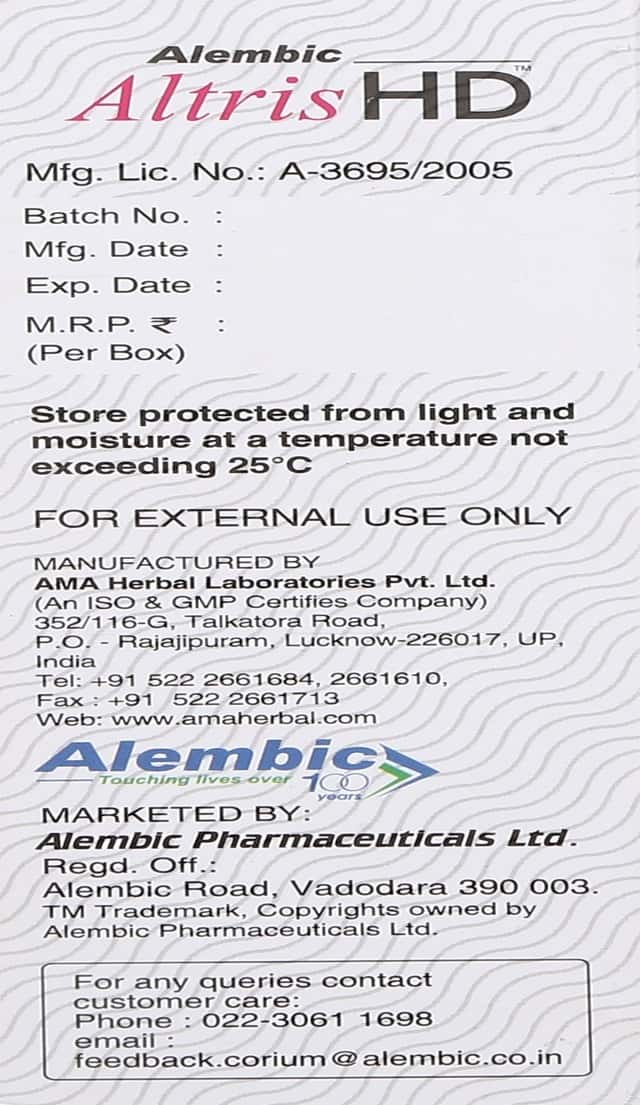 Buy ALTRIS HD HAIR HUE THERAPY SOFT BLACK KI Online & Get Upto 60% OFF ...