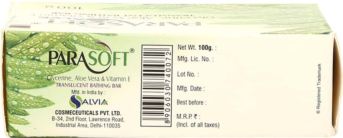 Buy PARASOFT SOAP 100GM Online & Get Upto 60% OFF at PharmEasy