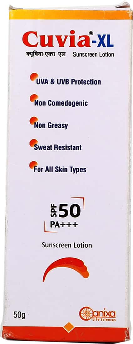 Buy CUVIA XL SUNSCREEN LOTION 50GM Online & Get Upto 60% OFF at PharmEasy