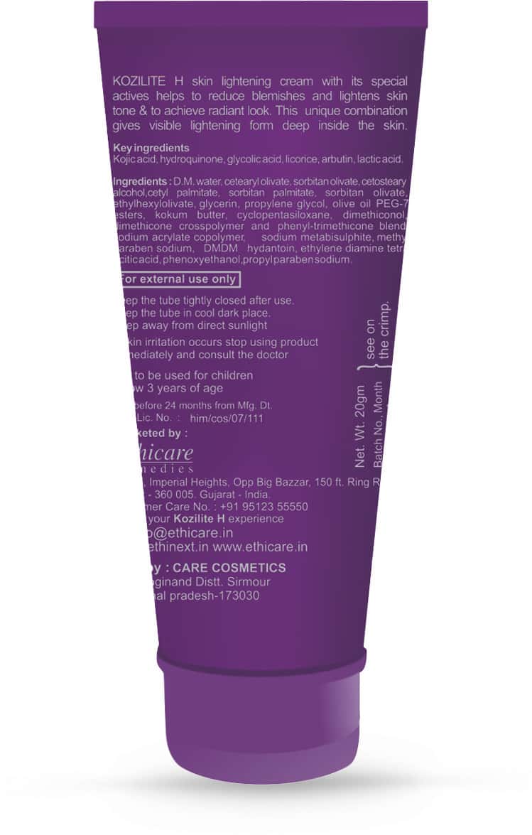 Buy KOZILITE H CREAM - 20 GM Online & Get Upto 60% OFF at PharmEasy