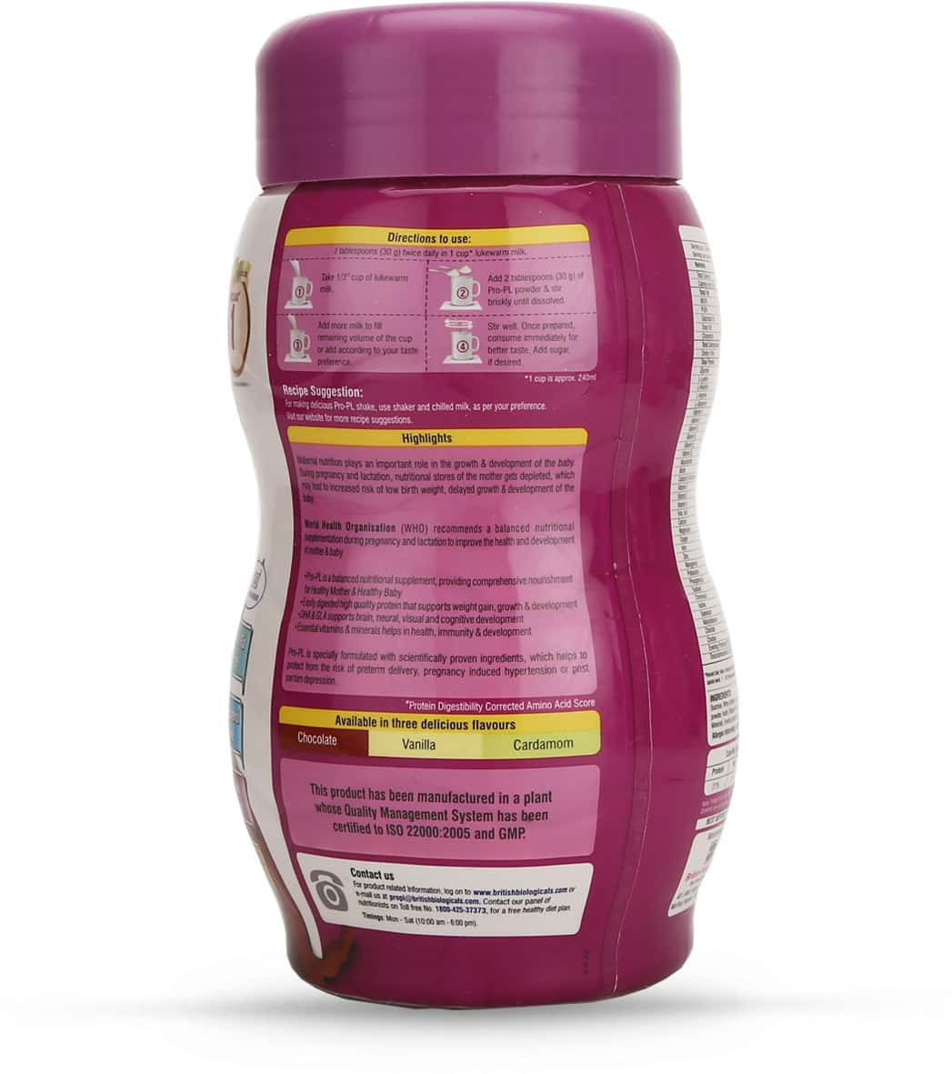 Buy PRO PL CHOCOLATE POWDER 500 GM Online & Get Upto 60% OFF at PharmEasy