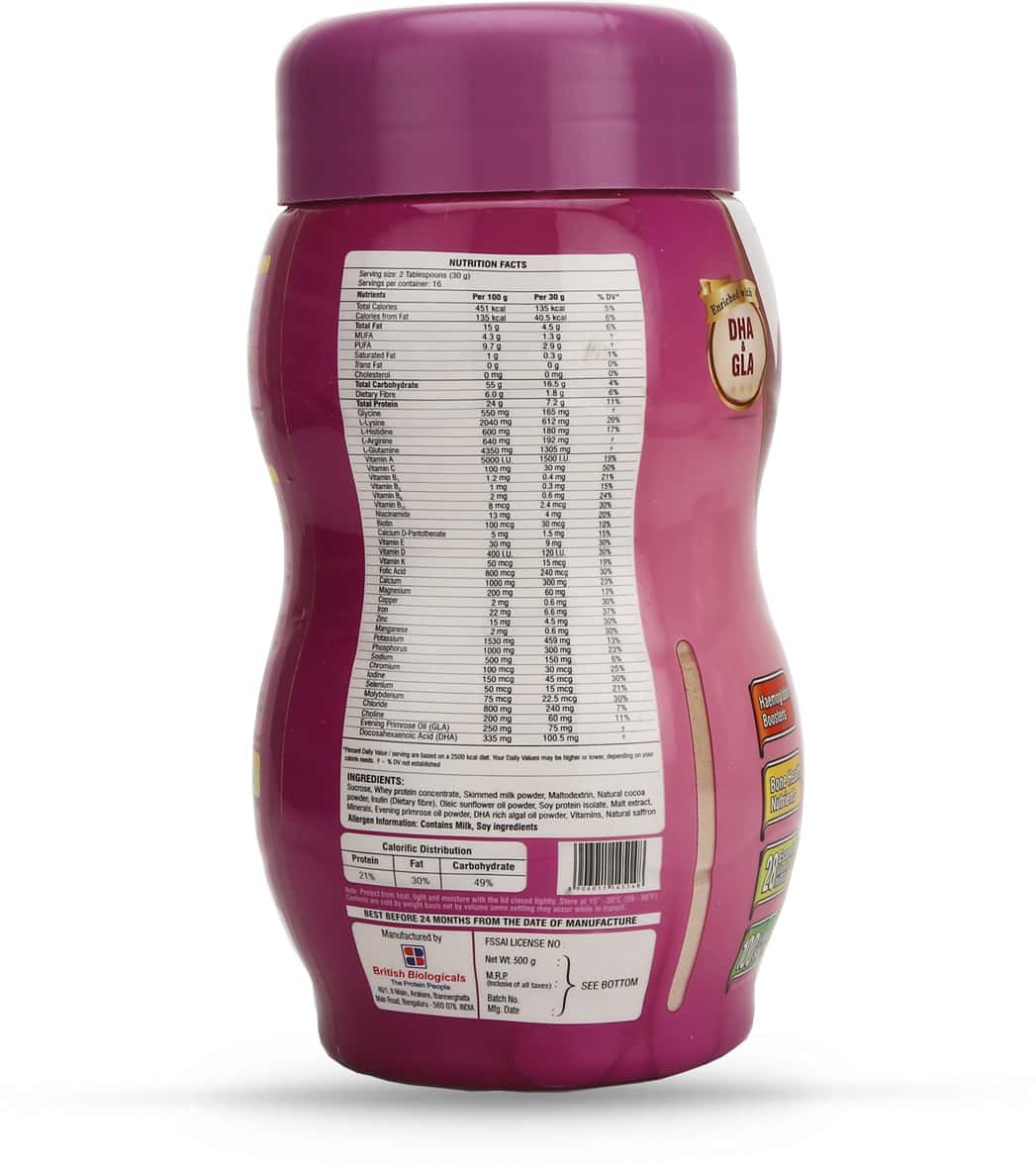 Buy PRO PL CHOCOLATE POWDER 500 GM Online & Get Upto 60% OFF at PharmEasy