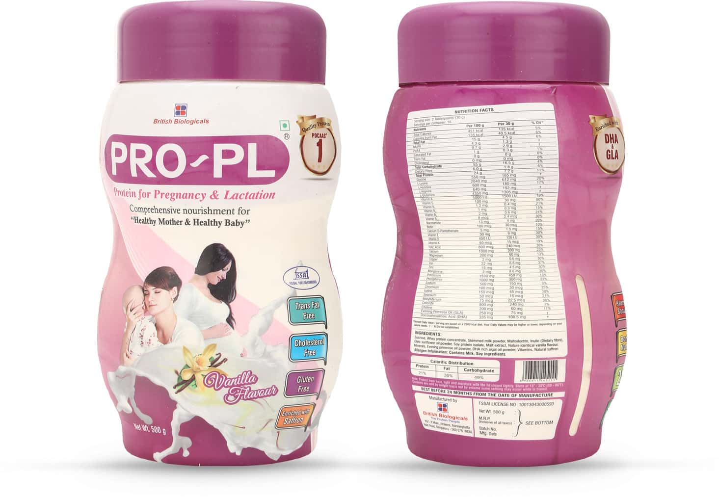 Buy PRO PL VANILLA FLAVOUR POWDER 500 GM Online & Get Upto 60% OFF at ...