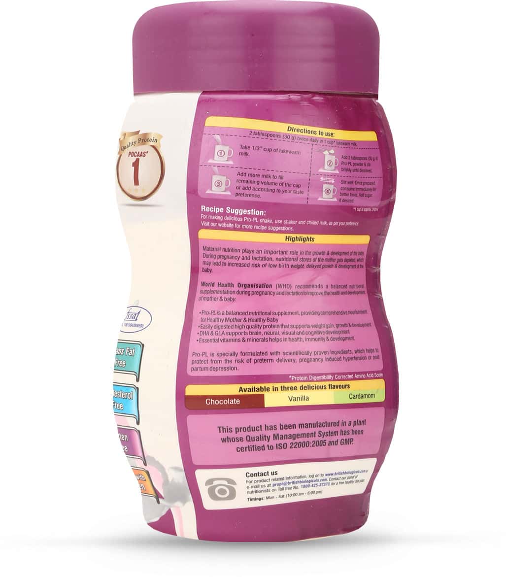 Buy PRO PL VANILLA FLAVOUR POWDER 500 GM Online & Get Upto 60% OFF at ...