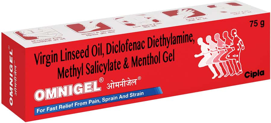 Buy VOLINI PAIN RELIEF GEL TUBE OF 75 G Online & Get Upto 60% OFF at ...