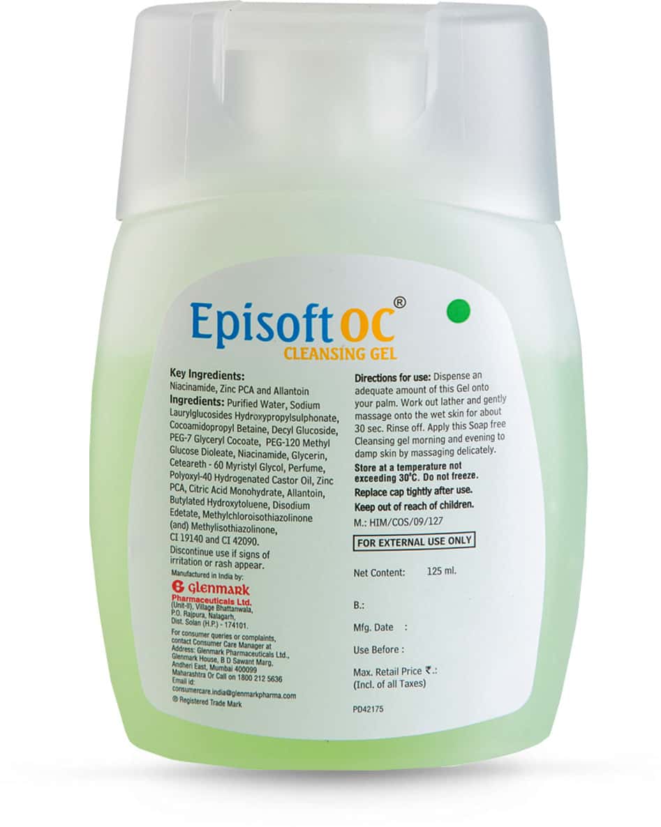 Buy EPISOFT OC CLEANSING GEL - 125 ML Online & Get Upto 60% OFF at ...
