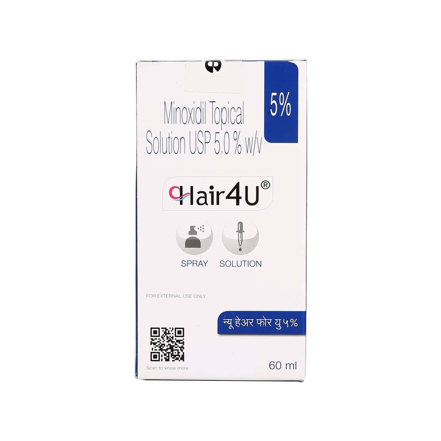 Buy NEW HAIR 4U 5% HAIR SPRAY BOTTLE OF 60 ML Online & Get Upto 60% OFF ...