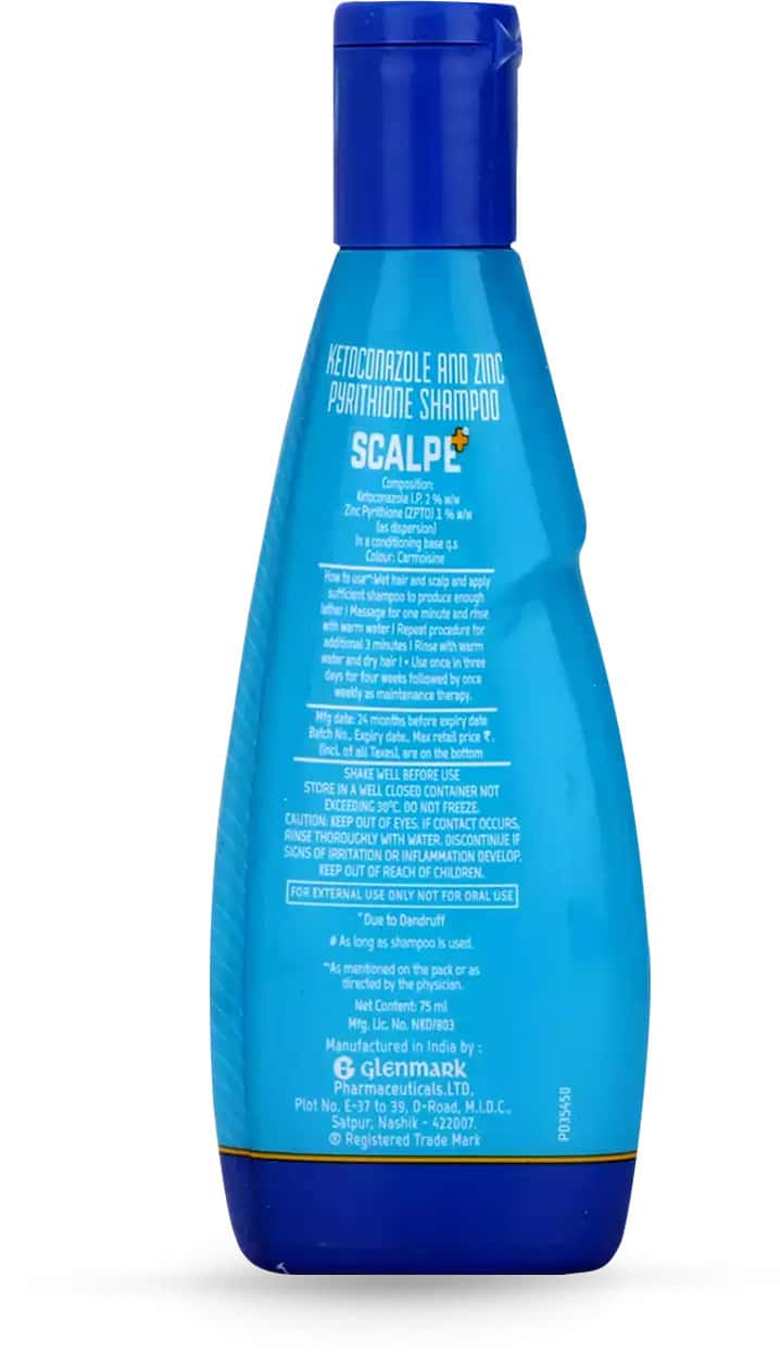 Buy SCALPE PLUS ANTI DANDRUFF SHAMPOO BOTTLE OF 75 ML Online & Get Upto ...