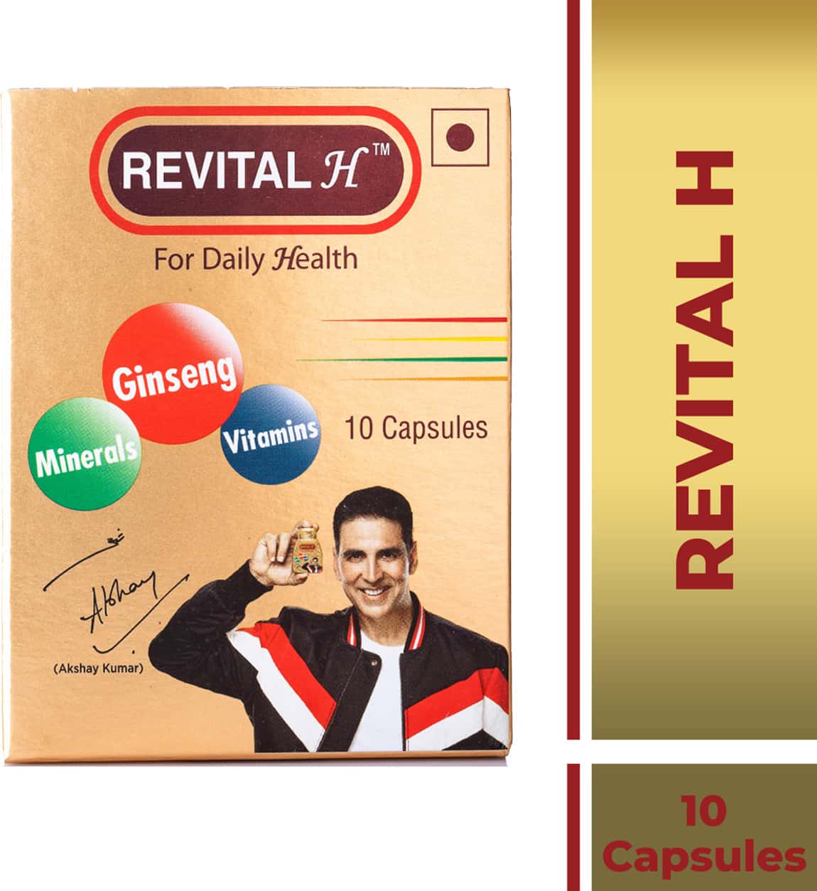 Buy REVITAL H MEN MULTIVITAMIN WITH ZINC & GINSENG FOR IMMUNITY STRONG BONES & ENERGY (10 ...