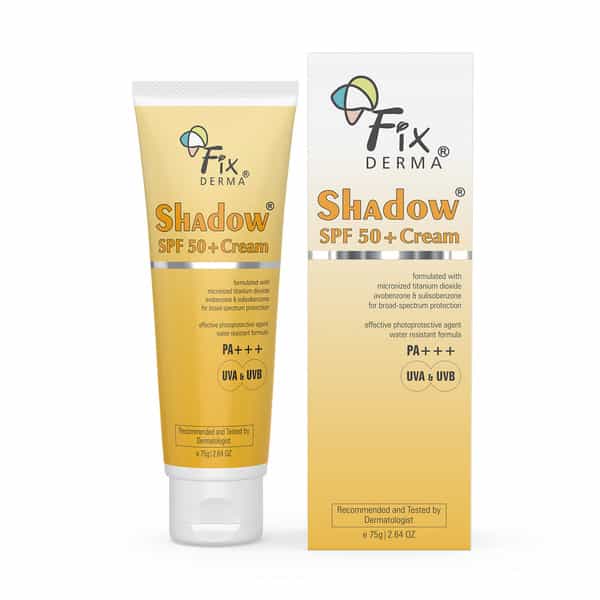 Buy FIXDERMA SHADOW SUNSCREEN SPF 50+ CREAM FOR DRY SKIN WITH PA ...