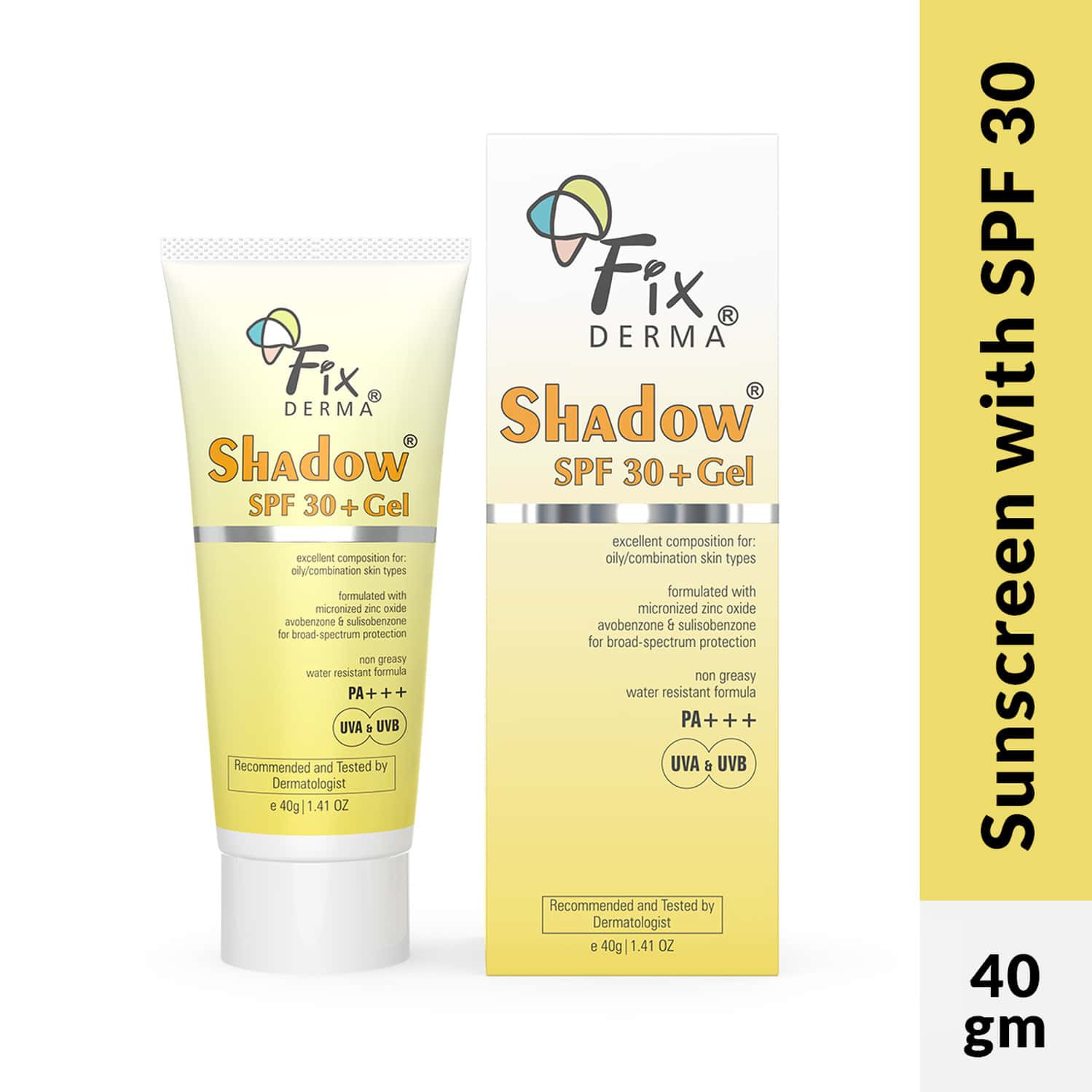 Buy FIXDERMA SHADOW SPF 50 PA+++ UVA UVB LIP SHIELD SUNSCREEN WITH ...
