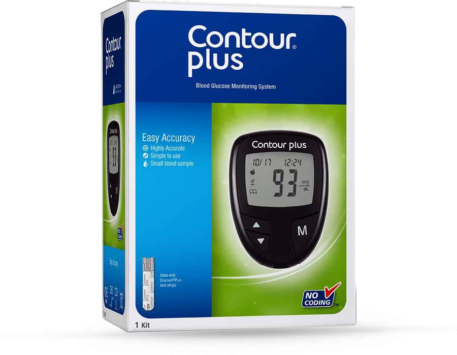 Buy ONETOUCH SELECT PLUS SIMPLE GLUCOMETER | FREE 10 TEST STRIPS + 10 ...