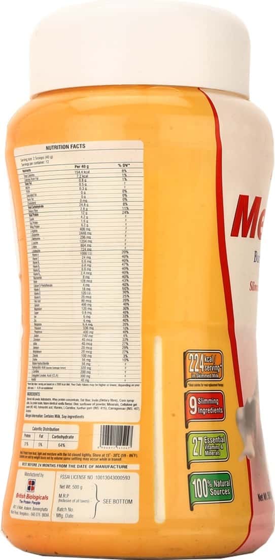 Buy MEDISLIM VANILLA POWDER 500 GM Online & Get Upto 60% OFF at PharmEasy