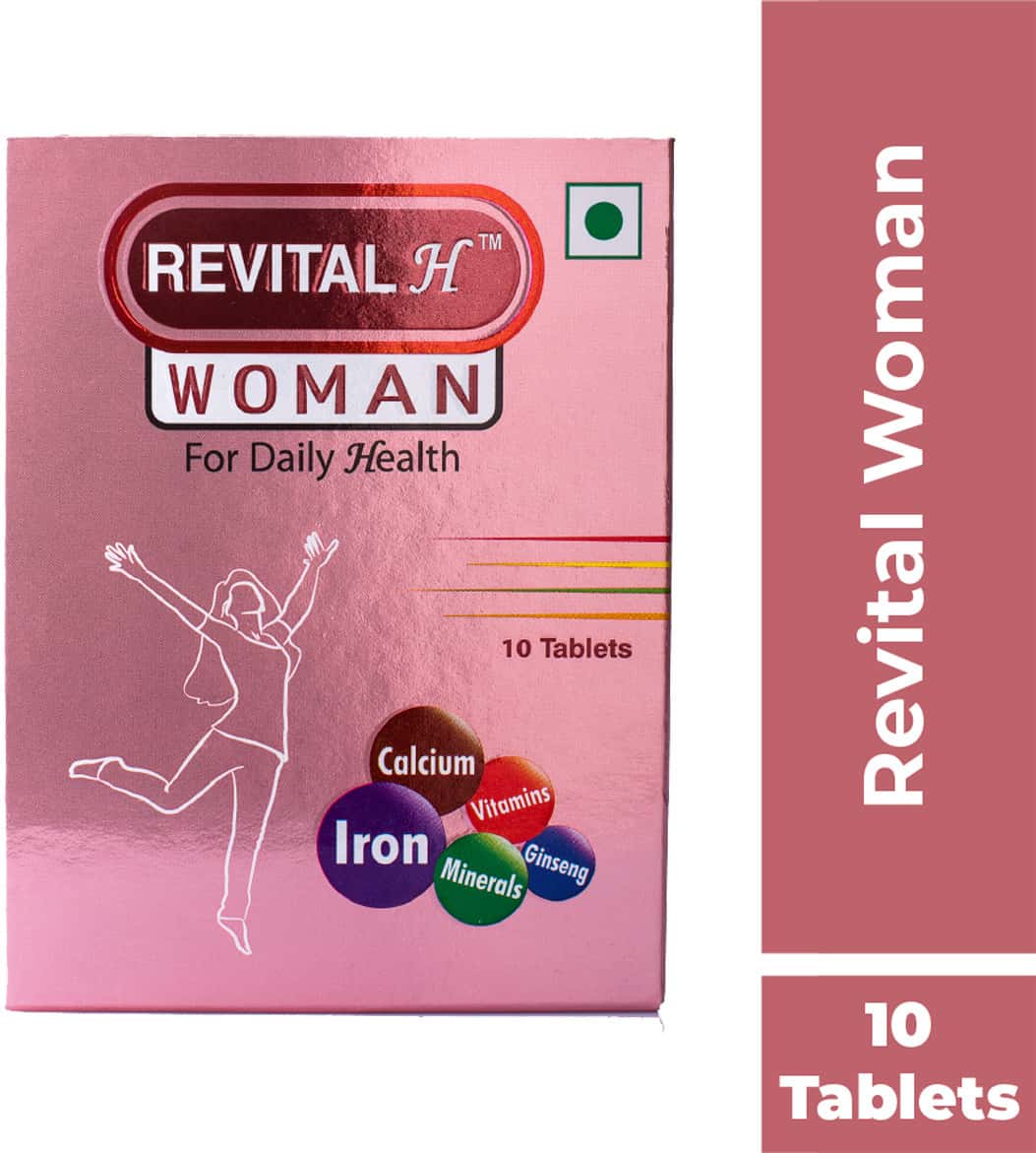 Buy REVITAL H WOMEN MULTIVITAMIN WITH CALCIUM ZINC GINSENG FOR IMMUNITY ...
