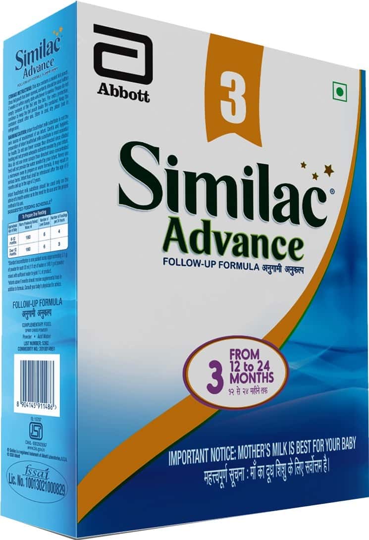 Buy SIMILAC ADVANCE BABY FOOD STAGE 3 FOLLOWUP INFANT FORMULA (AFTER 12 ...