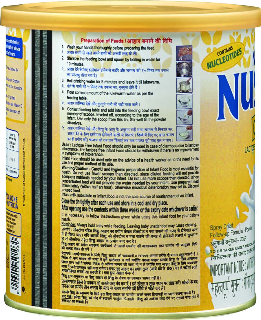 Buy NUSOBEE CASEIN BABY FOOD STAGE 2 FOLLOWUP FORMULA TIN OF 400 G ...