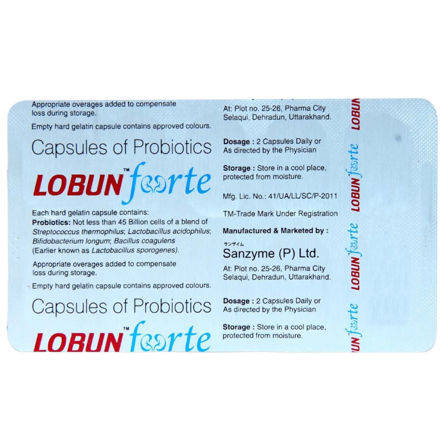 Buy LOBUN FORTE STRIP OF 10 CAPSULES Online & Get Upto 60% OFF at PharmEasy
