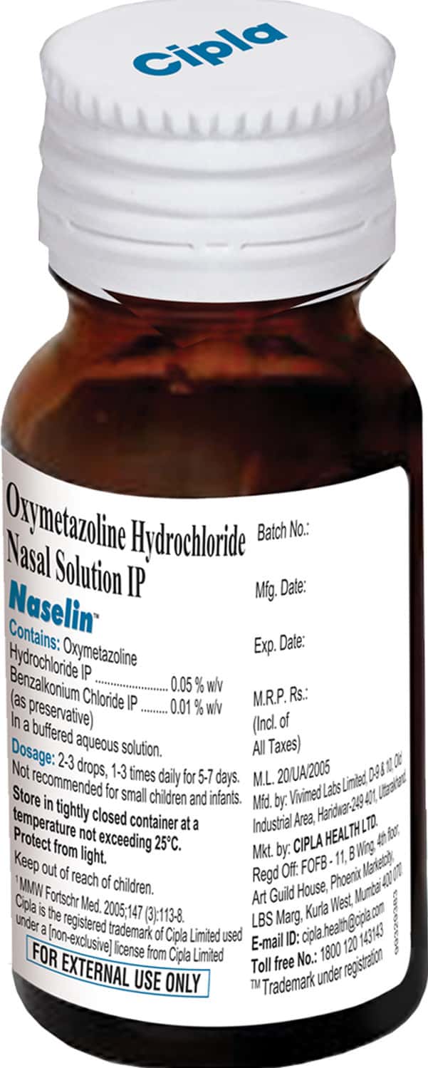Buy NASELIN NASAL DROPS BOTTLE OF 10ML Online & Get Upto 60% OFF at ...