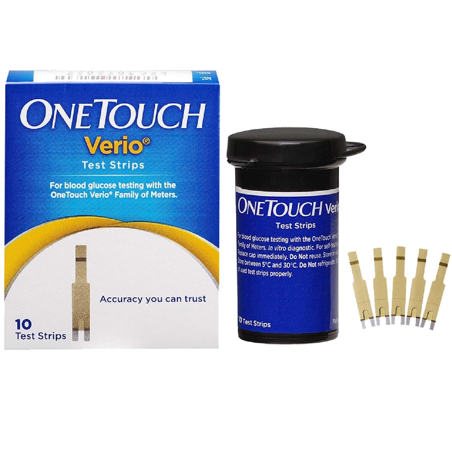 Buy ONETOUCH VERIO TEST STRIP 10S PACK Online & Get Upto 60% OFF at ...