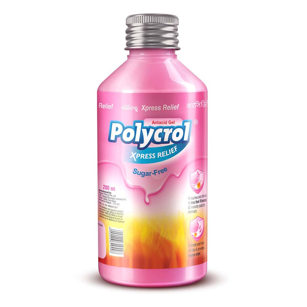 Buy Polycrol Xpress Releif Syp - 200 Ml Online get Upto 60% OFF | PharmEasy