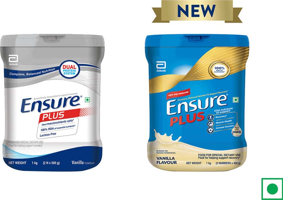Buy ENSURE BALANCED NUTRITION FOR ADULTS VANILLA FLAVOUR WITH HBM JAR ...