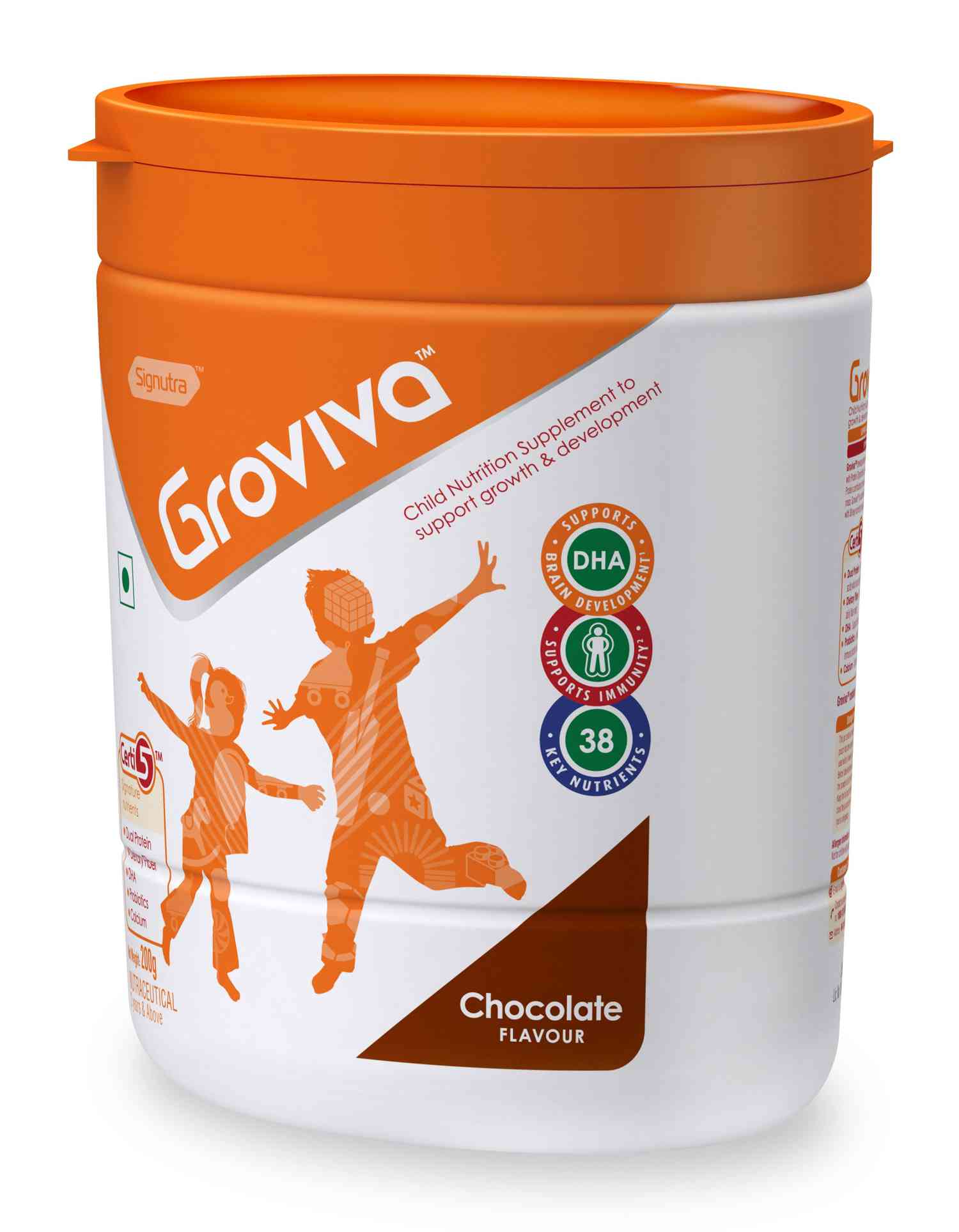 Buy Groviva Chocolate Child Nutrition Supplement Jar Of 200 G Online ...