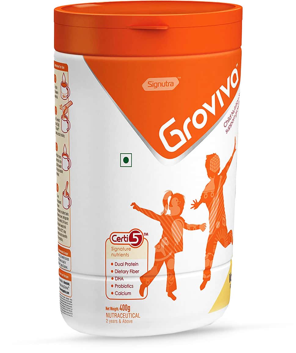 Buy GROVIVA VANILLA CHILD NUTRITION SUPPLEMENT JAR OF 400 G Online ...