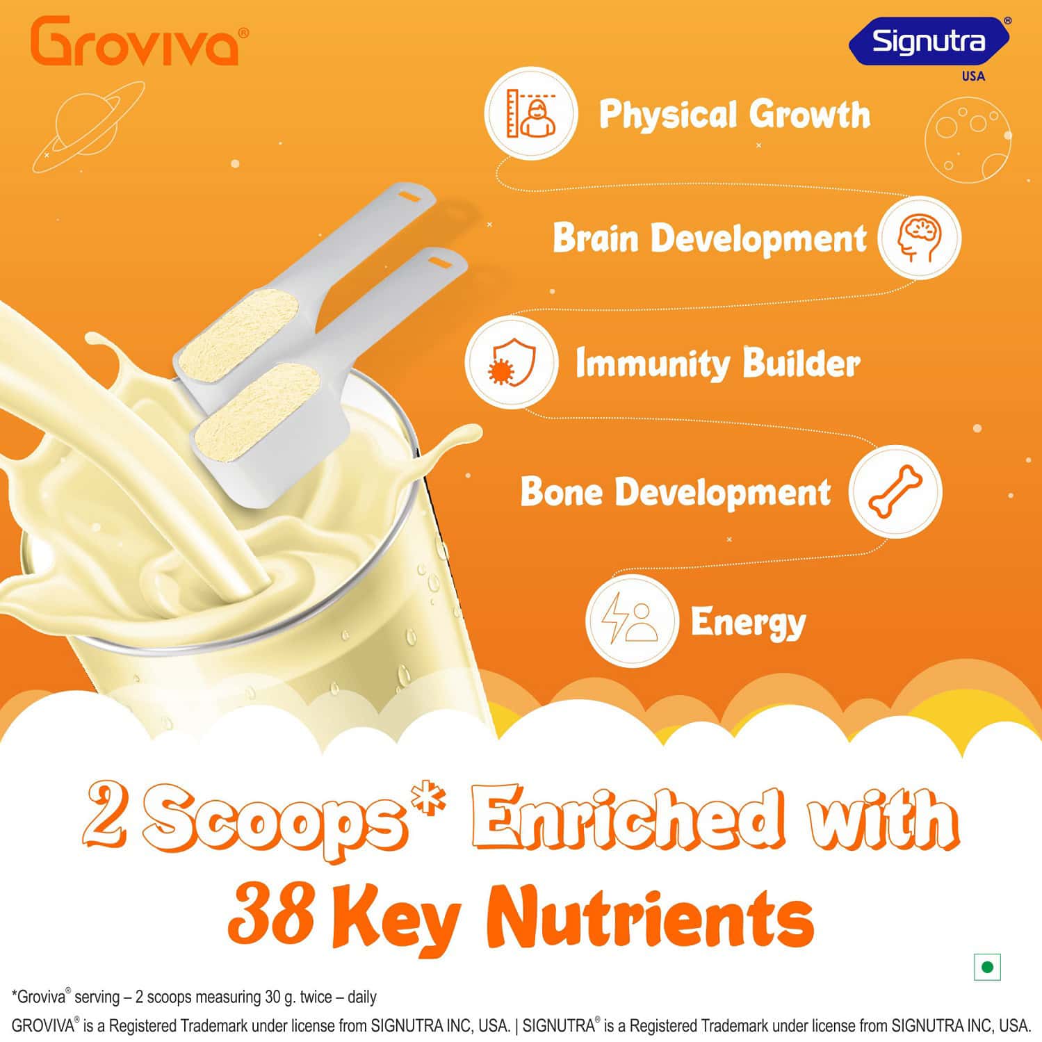 Buy GROVIVA VANILLA CHILD NUTRITION SUPPLEMENT JAR OF 400 G Online ...