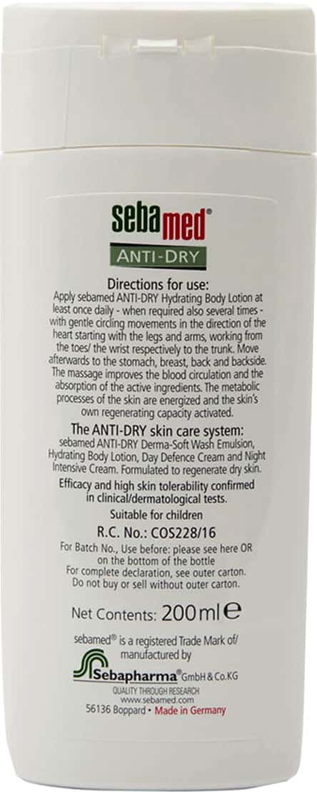 Buy SEBAMED ANTI DRY HYDRATING BODY LOTION - 200ML Online & Get Upto 60 ...