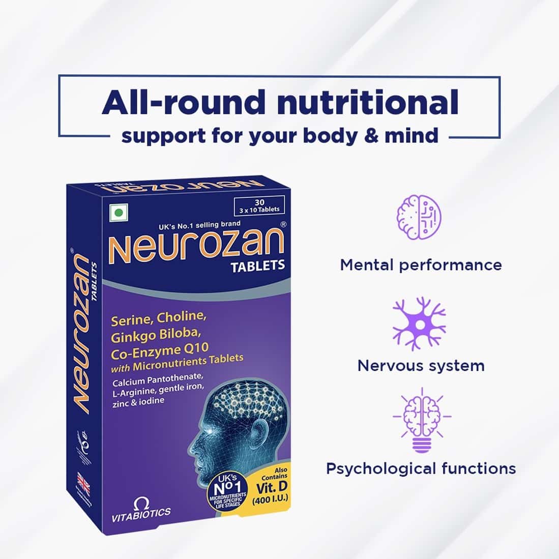 Buy NUEROZAN HEALTH SUPPLEMENT CAPSULES (23 MICRONUTRIENTS INCLUDING ...