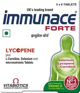 Buy IMMUNACE FORTE MULTIVITAMIN TABLETS (WITH VITAMIN C, ZINC AND ...